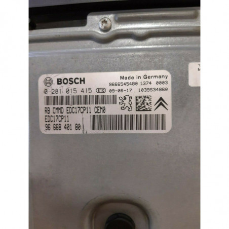 CALCULATEUR MOTEUR CITROEN C6 3L HDI V6 96 668 401 80 9666840180 Bosch ...